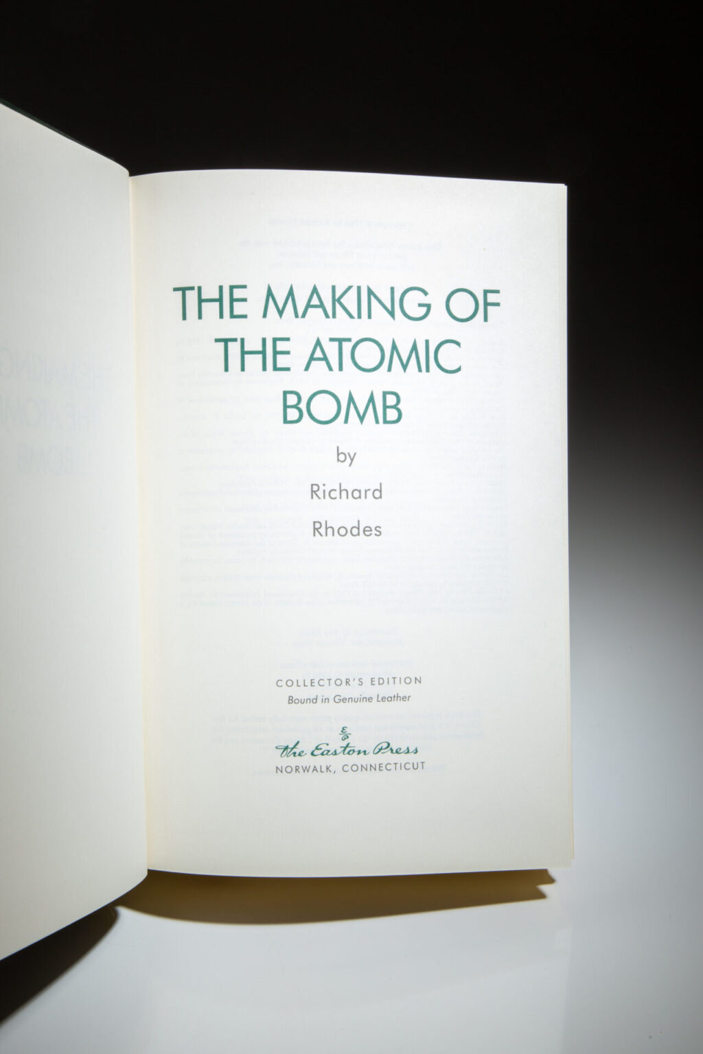 The Making of the Atomic Bomb - The First Edition Rare Books