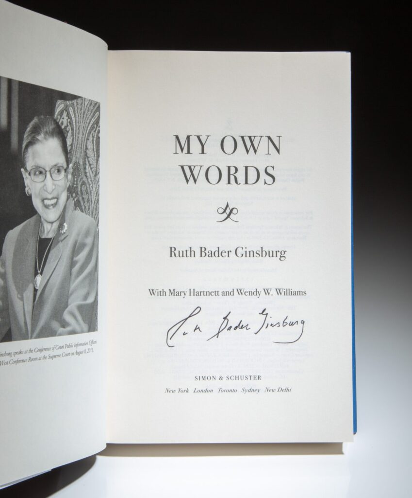 My Own Words - The First Edition Rare Books