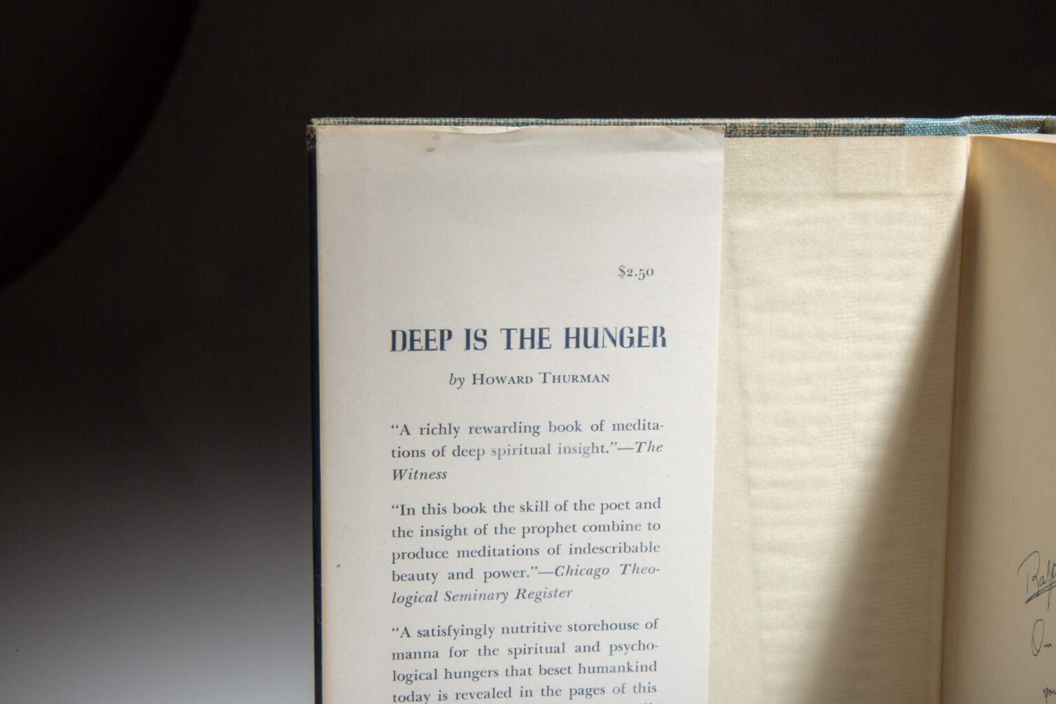 Deep is the Hunger - The First Edition Rare Books