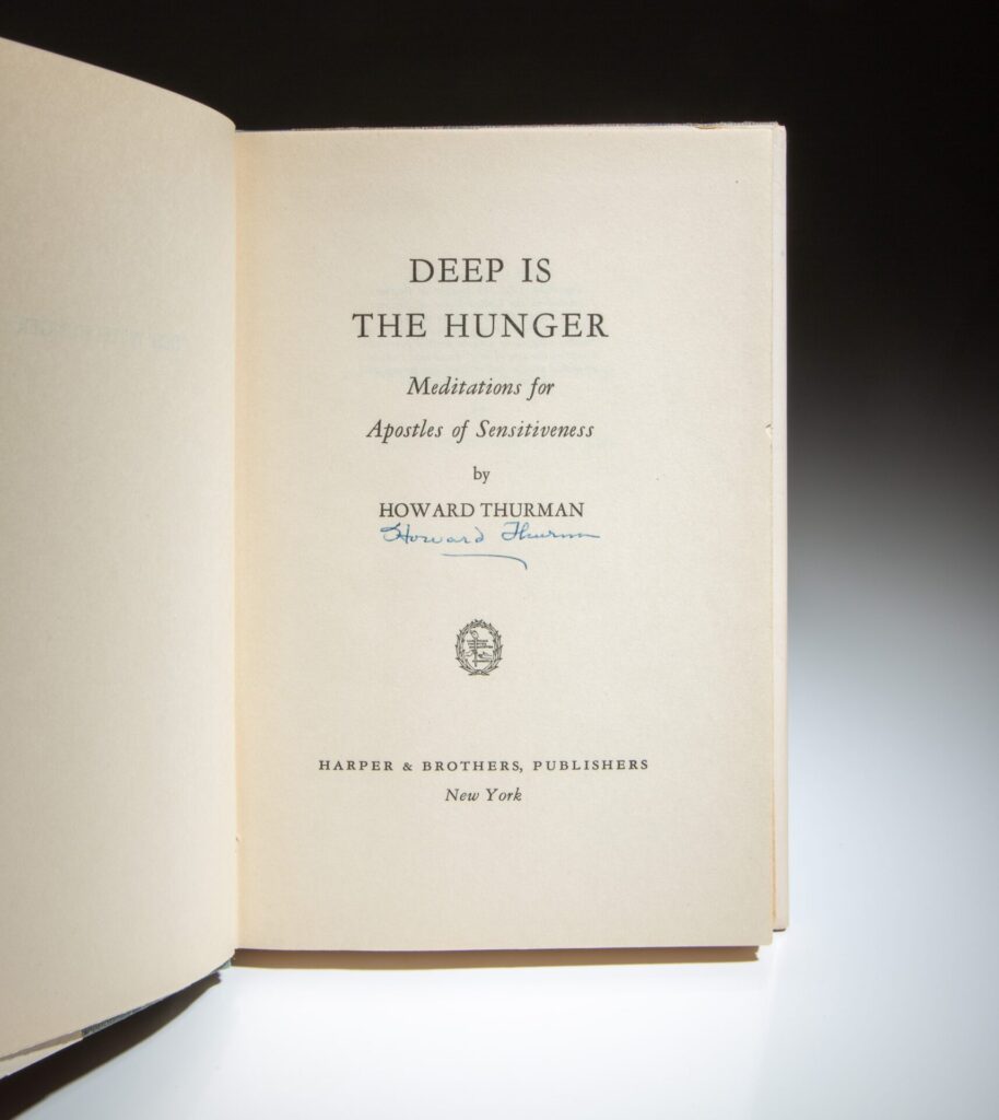 Deep is the Hunger - The First Edition Rare Books