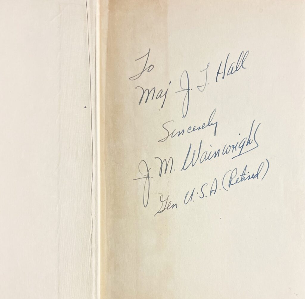 General Wainwright's Story - The First Edition Rare Books