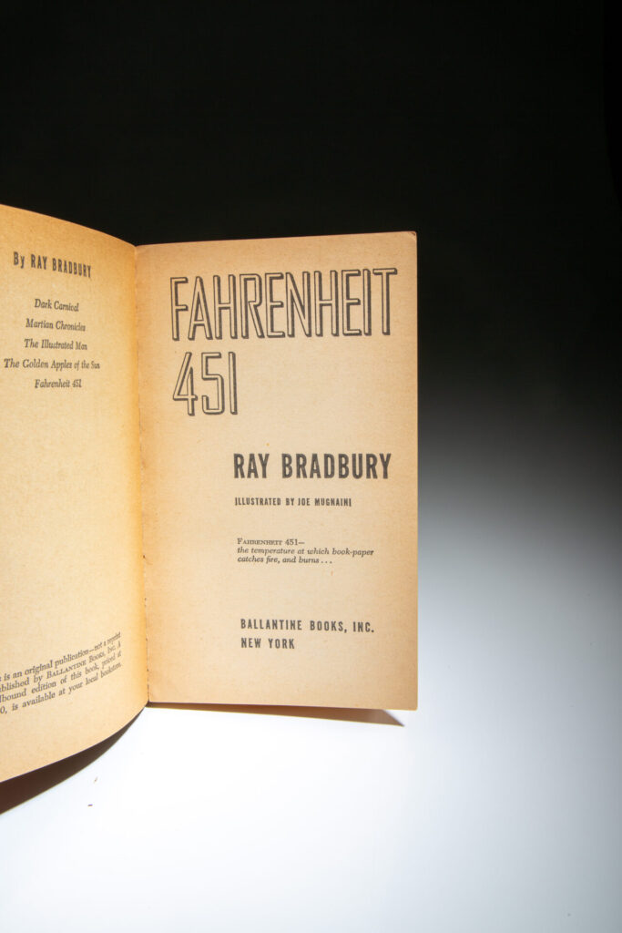 Fahrenheit 451 - The First Edition Rare Books