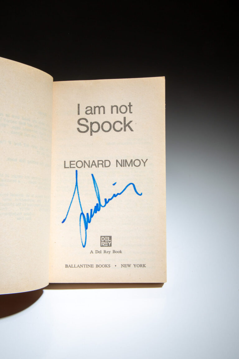 I Am Not Spock - The First Edition Rare Books