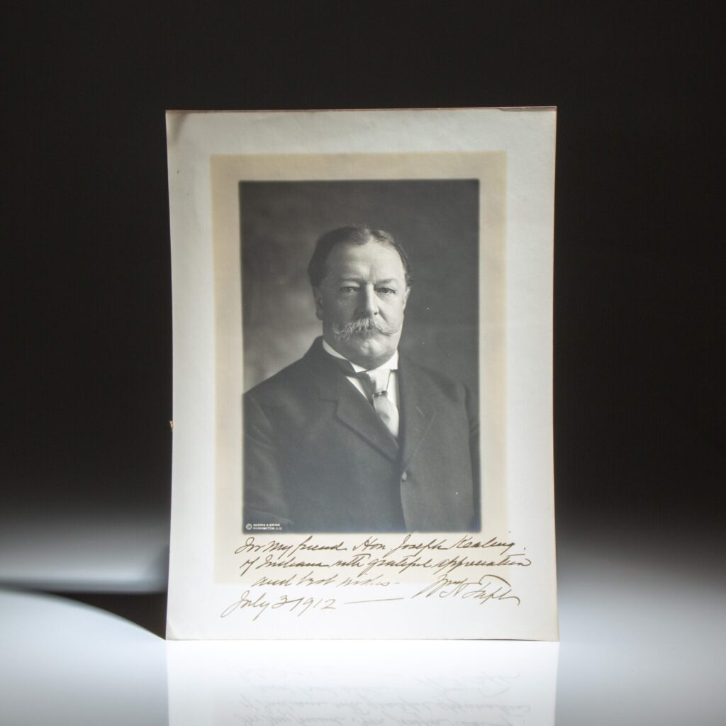 Photograph of President William H. Taft - The First Edition Rare Books