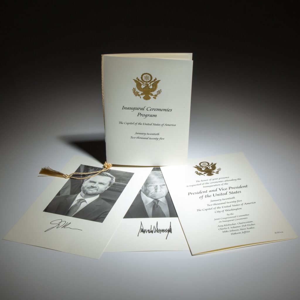 The 60th Presidential Inaugural Ceremonies - Invitation and Program ...