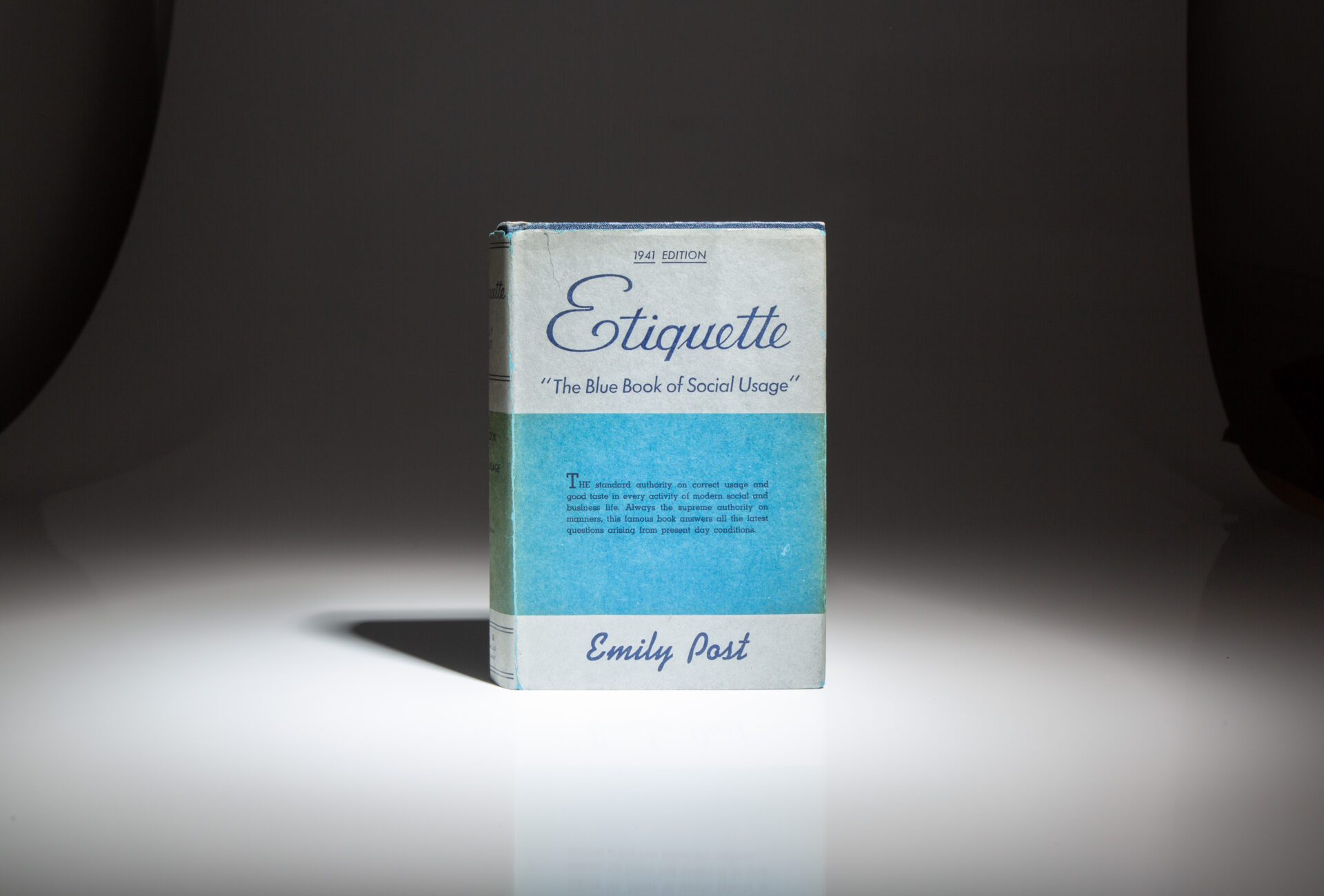 Etiquette - The First Edition Rare Books