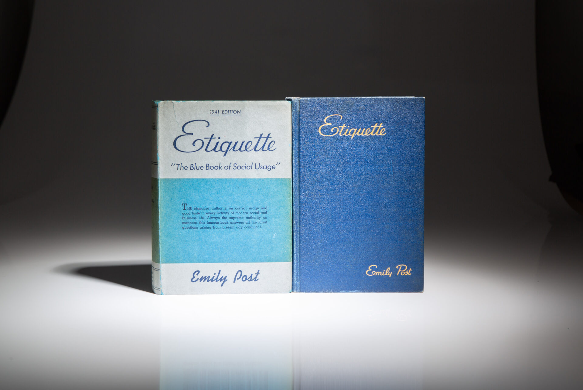 Etiquette - The First Edition Rare Books