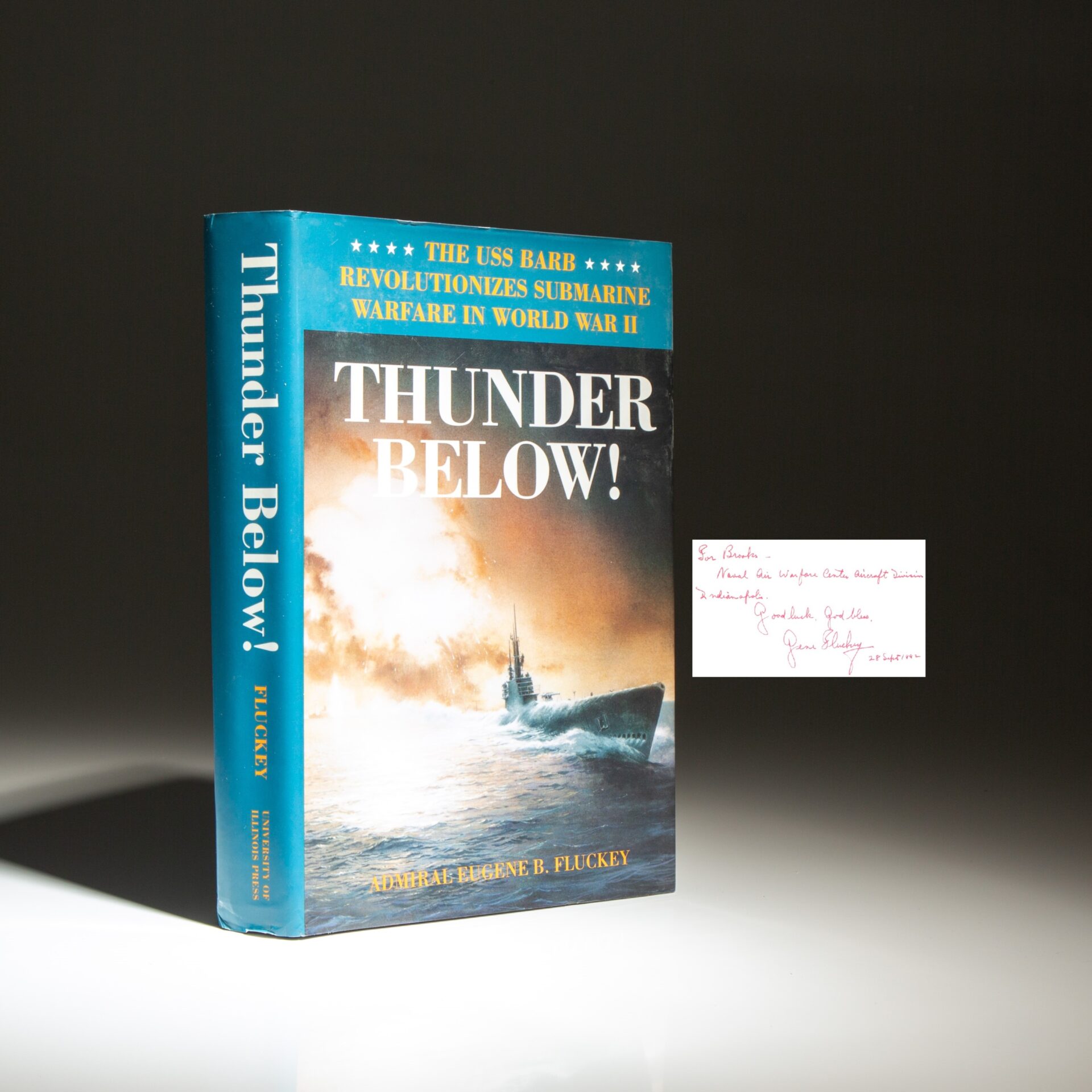 Thunder Below! - The First Edition Rare Books