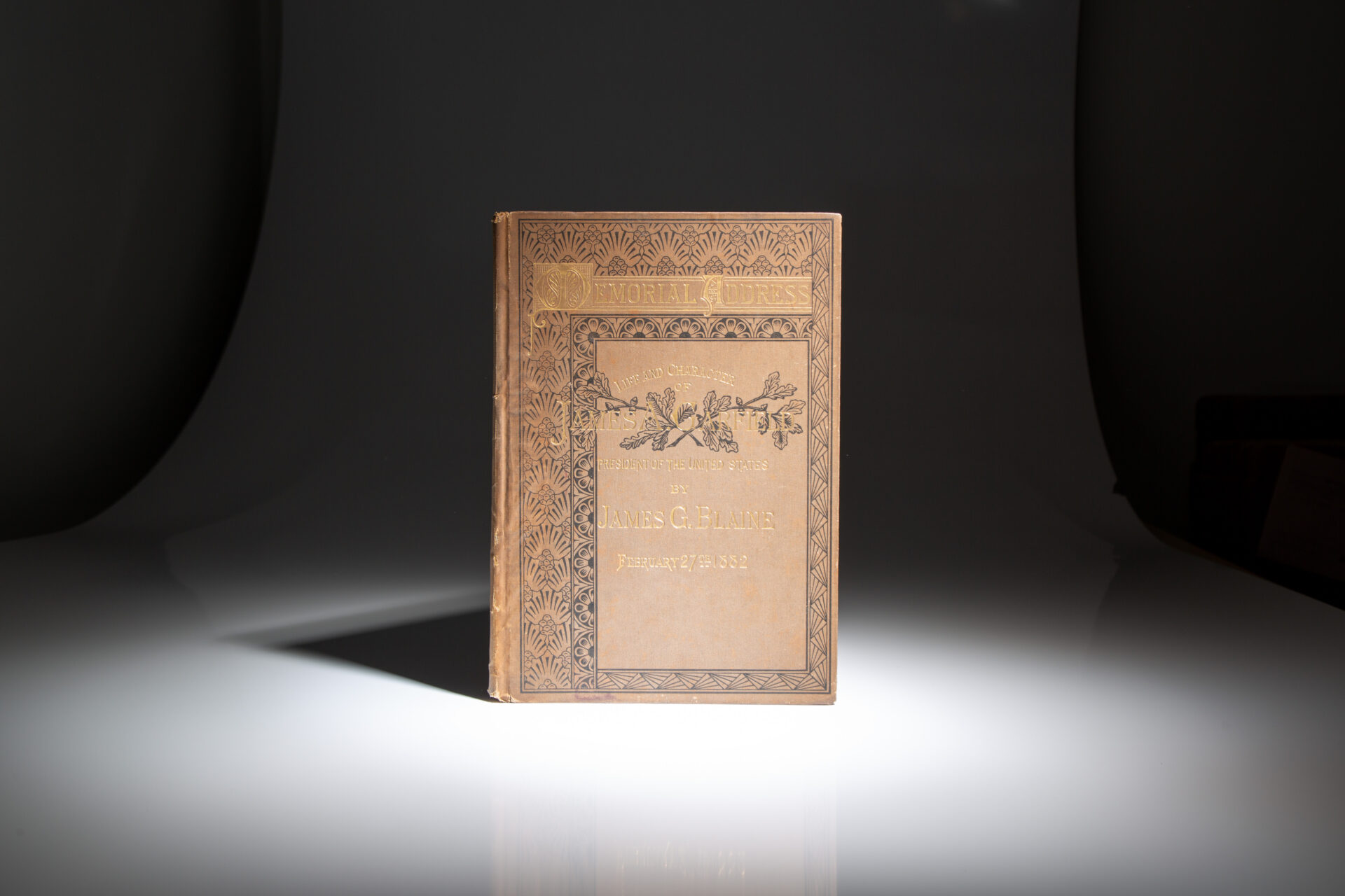 James A. Garfield Memorial Address - The First Edition Rare Books